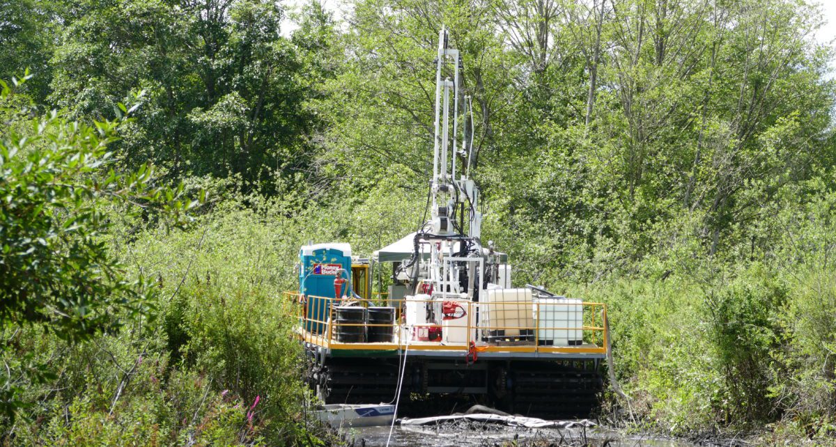 Sound Transit Swamp Buggy Drilling at Scriber Creek - Holocene Drilling